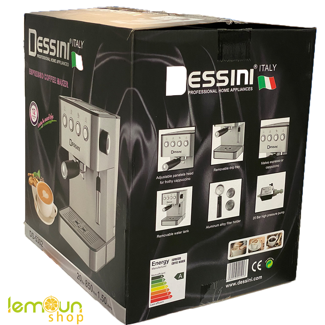 اسپرسو ساز دسینی 20بار (Dessini Plus) مدل DC-5302 - لیمو شاپ
